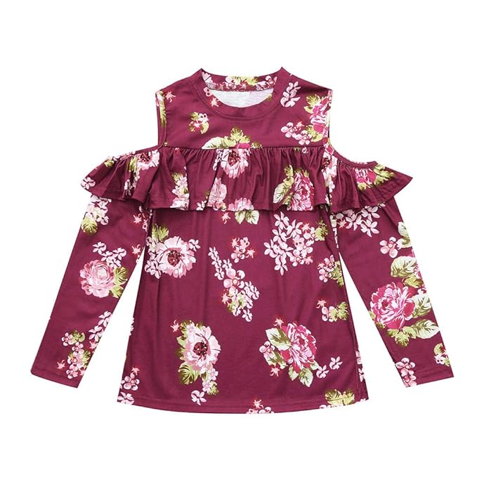 Buy Ywoow 11-12 Years Old Children's Girls Long-Sleeve Off-Shoulder ...
