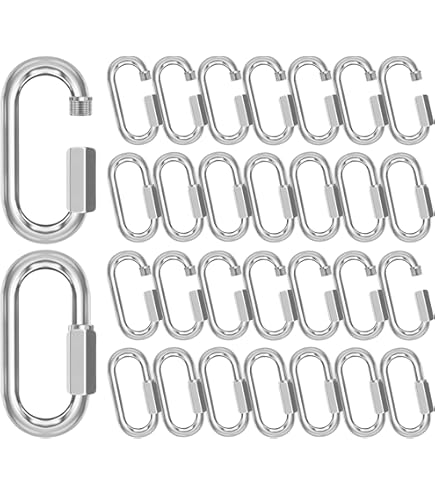 Rope Connector 18PCS M3.5 Stainless Steel Quick Link Chain Connectors ...