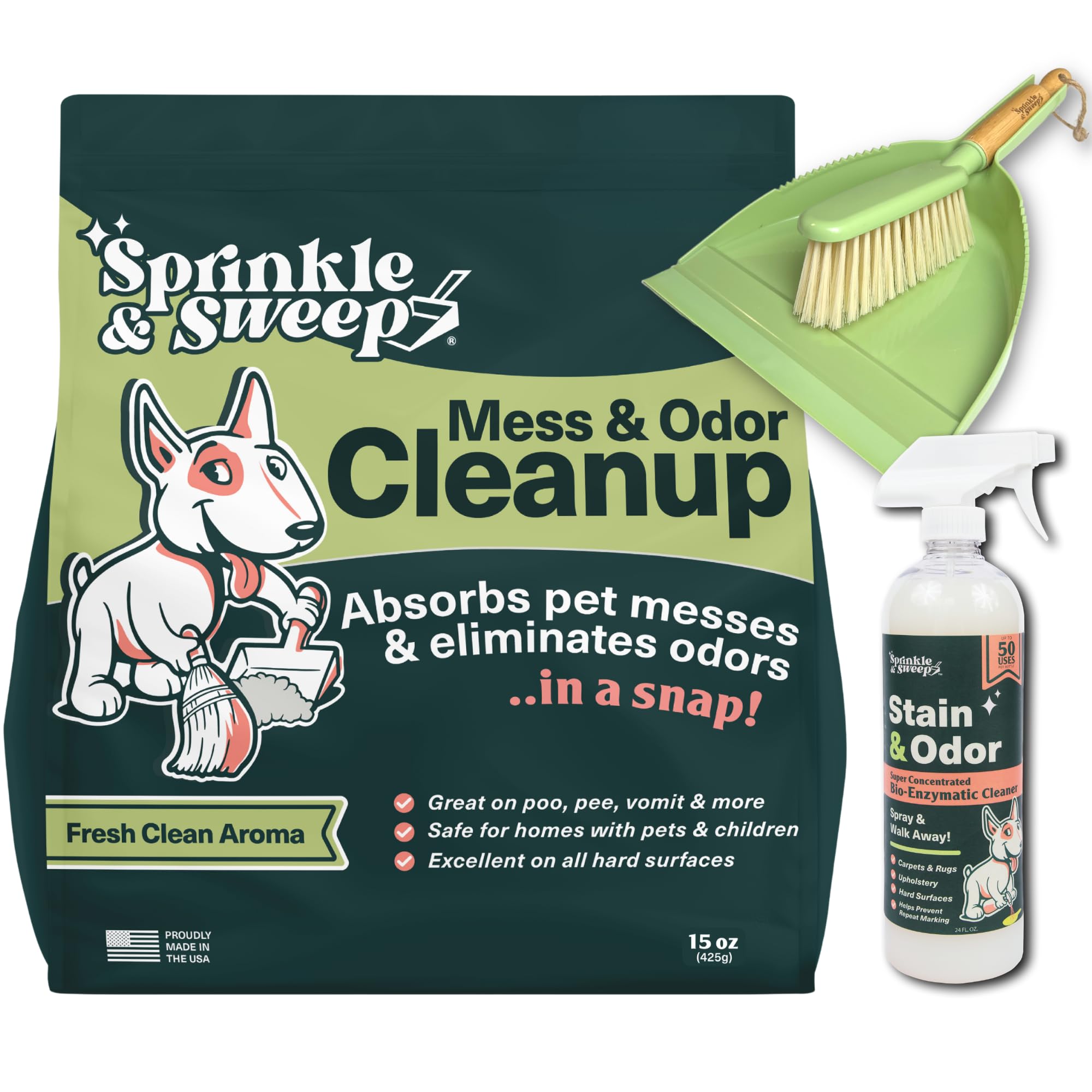 Mua Sprinkle & Sweep Pet Accident Cleanup for all Hard Surface - Non ...