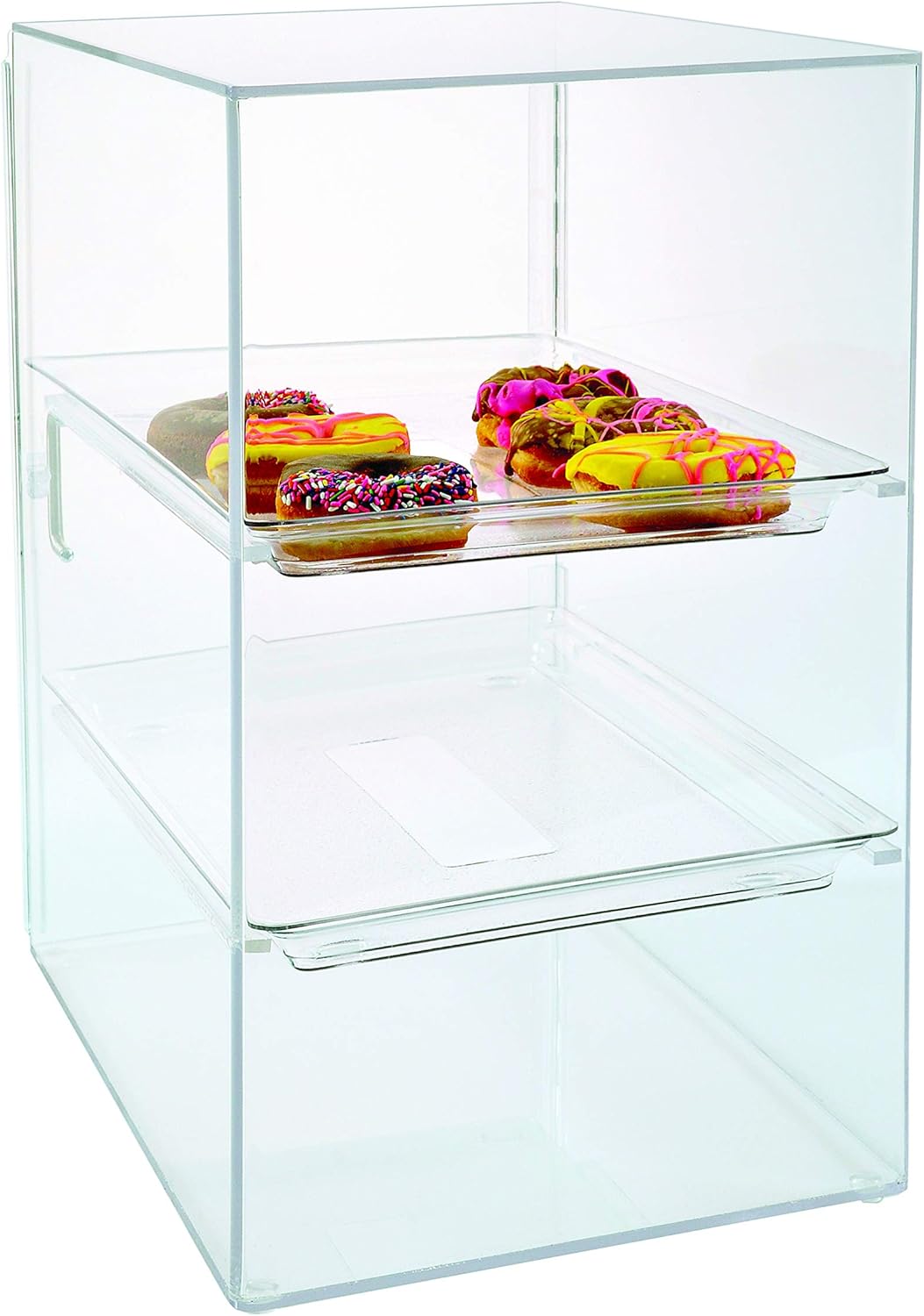 Amazon.com: Acrylic Donut, Bakery, Pastry, Display Case with 3 Trays ...