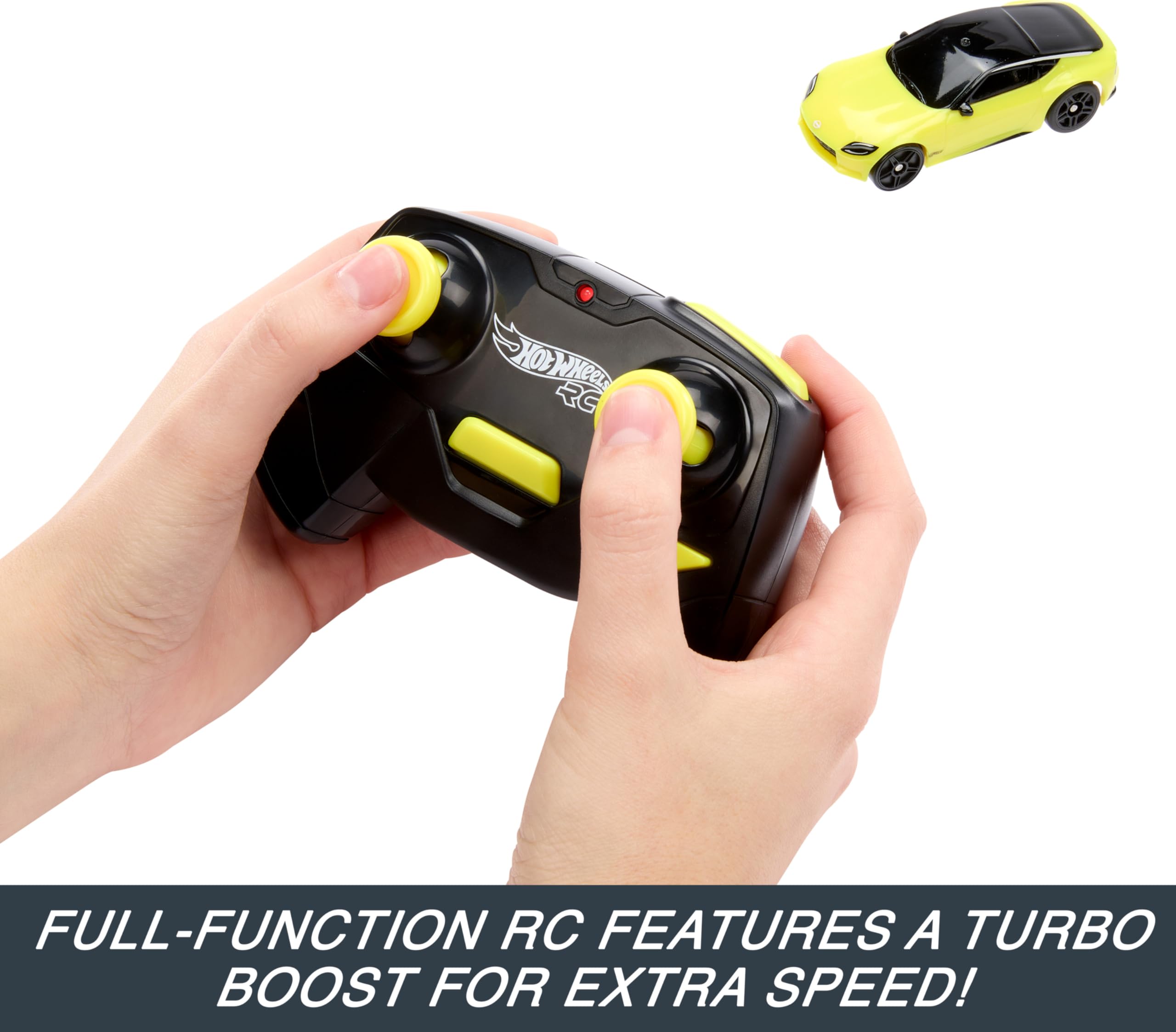 Mua Hot Wheels RC Toy Car, Remote-Control Nissan Z in 1:64 Scale with ...