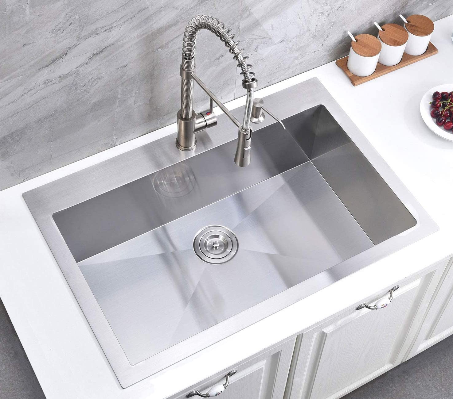 Mua KINGO HOME 33 x 22 Inch Drop in Stainless Steel Kitchen Sink ...