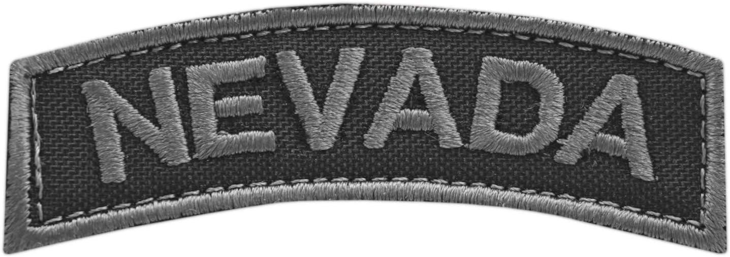 LEGEEON Subdued Nevada Shoulder Tab NV State Army Morale Tactical Hook ...