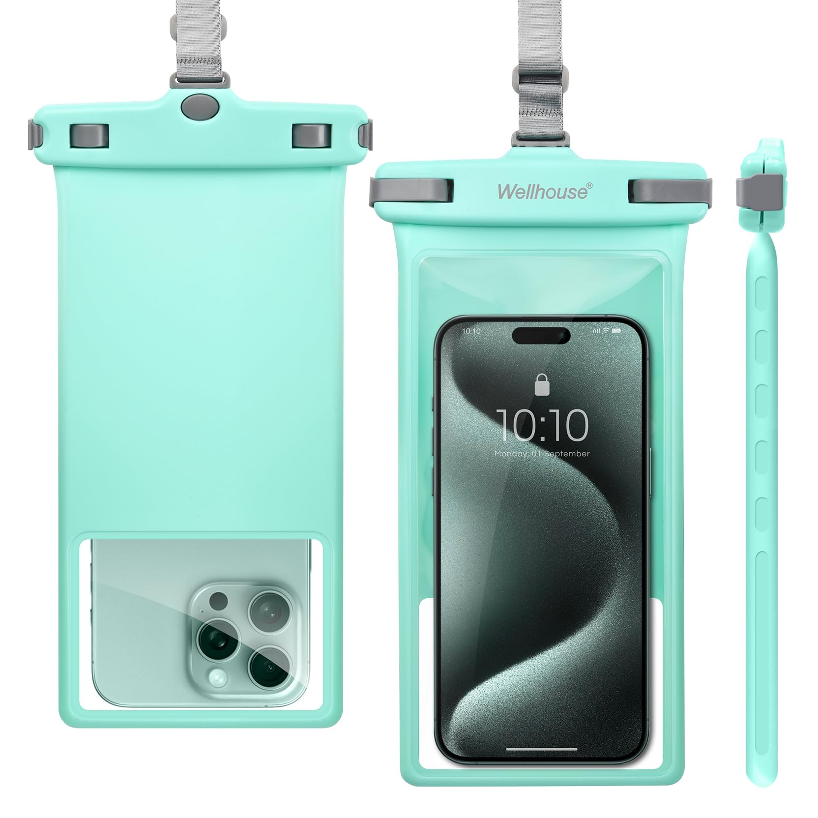 wellhouse Waterproof Phone Pouch, Waterproof Phone Case for iPhone 16 ...