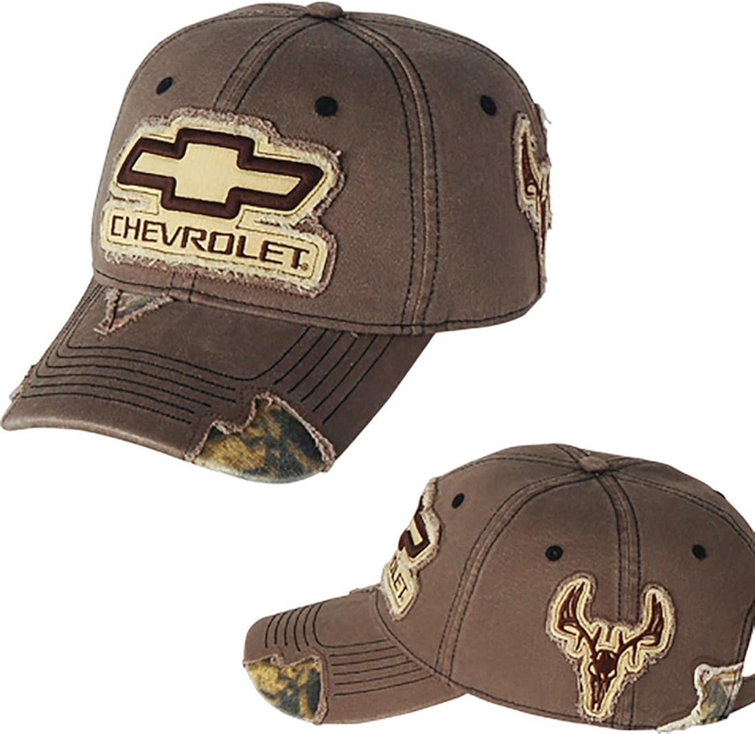 Amazon.com: Chevrolet Frayed Camo Hat (Brown): Automotive
