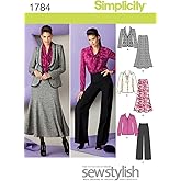 Amazon.com: Simplicity Karen Z Pattern 1780 Misses Jackets and Vests ...