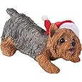 Amazon.com: Sandicast Christmas Ornament, Yorkshire Terrier (Crouching ...