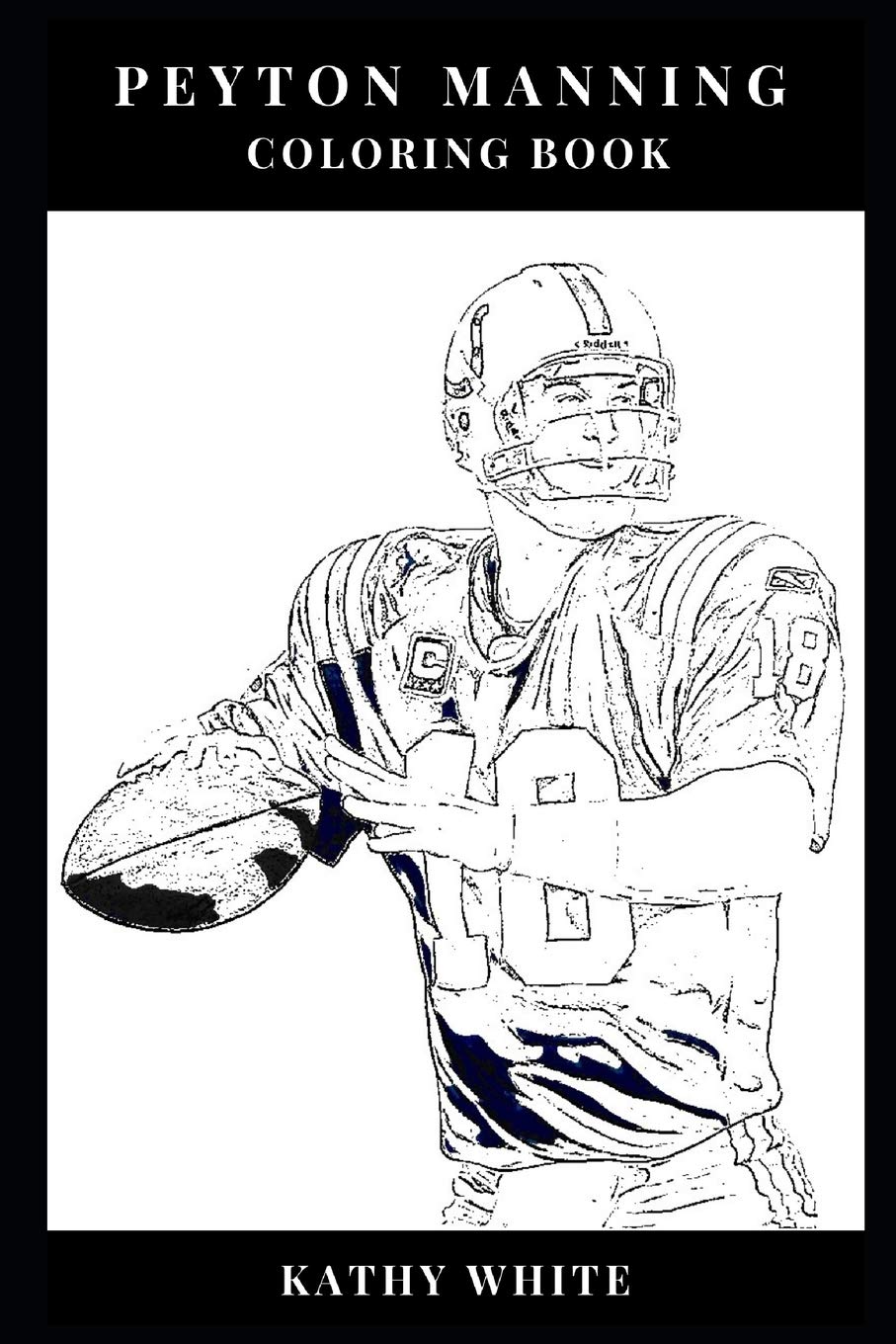 Peyton Manning Football Coloring Pages Sketch Coloring Page