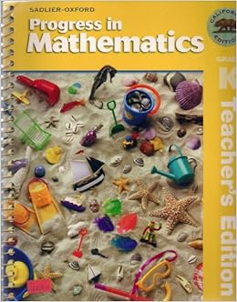 PROGRESS IN MATHEMATICS: SADLIER OXFORD: 9780821528105: Amazon.com: Books