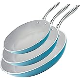 Amazon.com: Gotham Steel Aqua Blue Pots and Pans Set, 12 Piece Nonstick ...