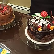 Amazon.com: 360 Degrees Glass Revolving Cake / Dessert Stand - Holds Up ...