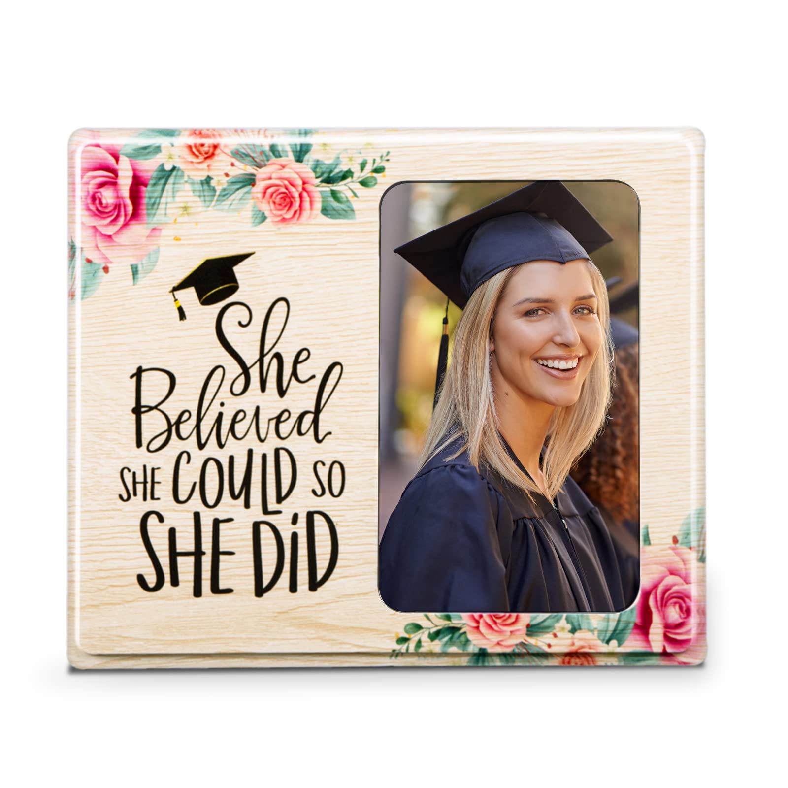 SICOHOME Inspirational Graduation Picture Frame - for Her 2025 ...