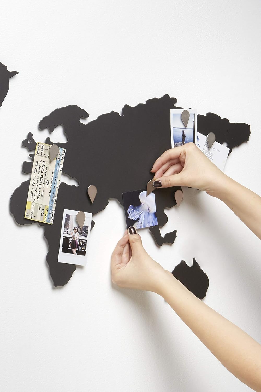 Αγορά Σπίτι | Mappit Magnetic World Map Wall Decoration with 12 Magnets ...