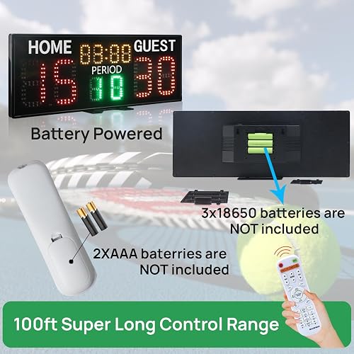 Volleyball Net Outdoor YZ LED Electronic Scoreboard With Timer - Remote ...