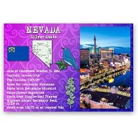 Amazon.com : NEVADA STATE MAP postcard set of 20 identical postcards ...