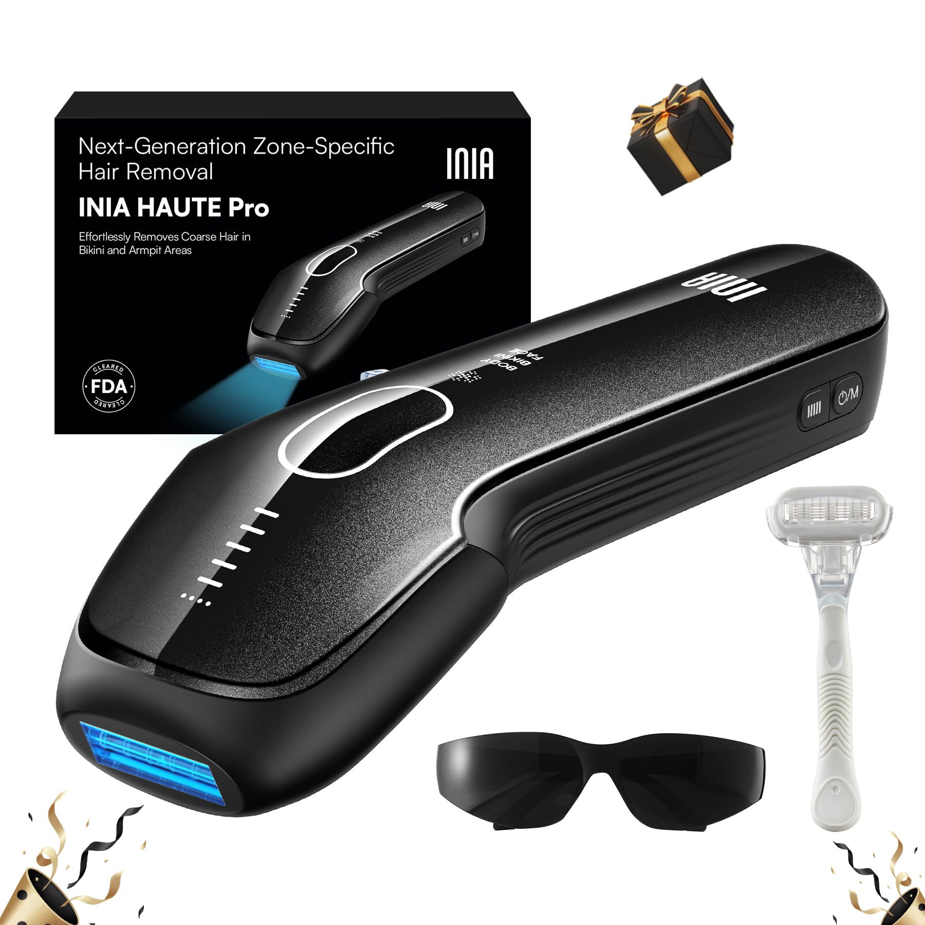 INIA Laser Hair Removal with Ice-Cooling Care for Women and Men ...