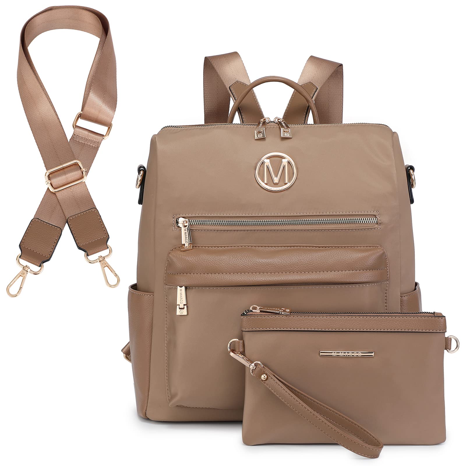 MKP COLLECTION Women Nylon Backpack Purse Convertible Large Ladies ...