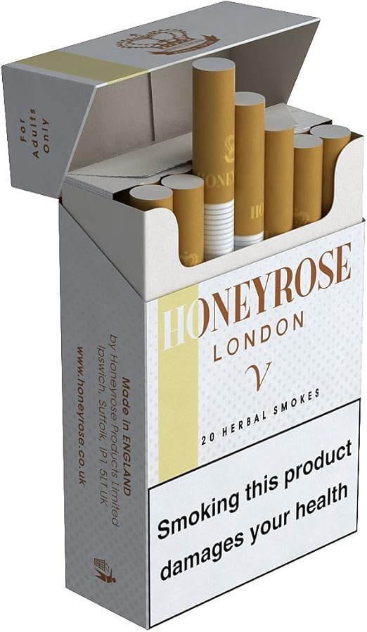 Honeyrose Vanilla Herbal Cigarettes - 1 Pack contains 20 cigarettes ...