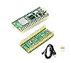 Pico 2 W with Pre-Soldered Header Compatible with Raspberry Pi Pico 2 W Microcontroller Board, 2 ...