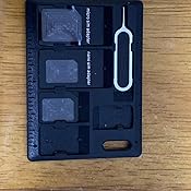 Amazon | SIMカード & MicroSD ホルダー 2 リリースピン AFUNTA 2パック カード収納ケース マイクロ ナノ Micro-SD メモリー カード ケース 2つ ...