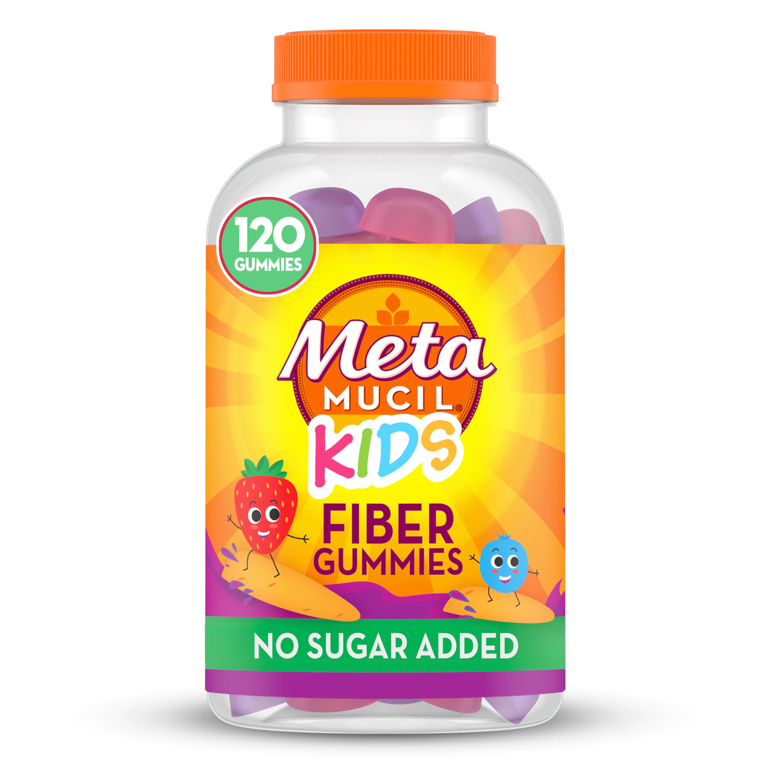 Mua Kids Fiber Supplement Gummies, No Sugar Added, 5g Prebiotic Plant ...