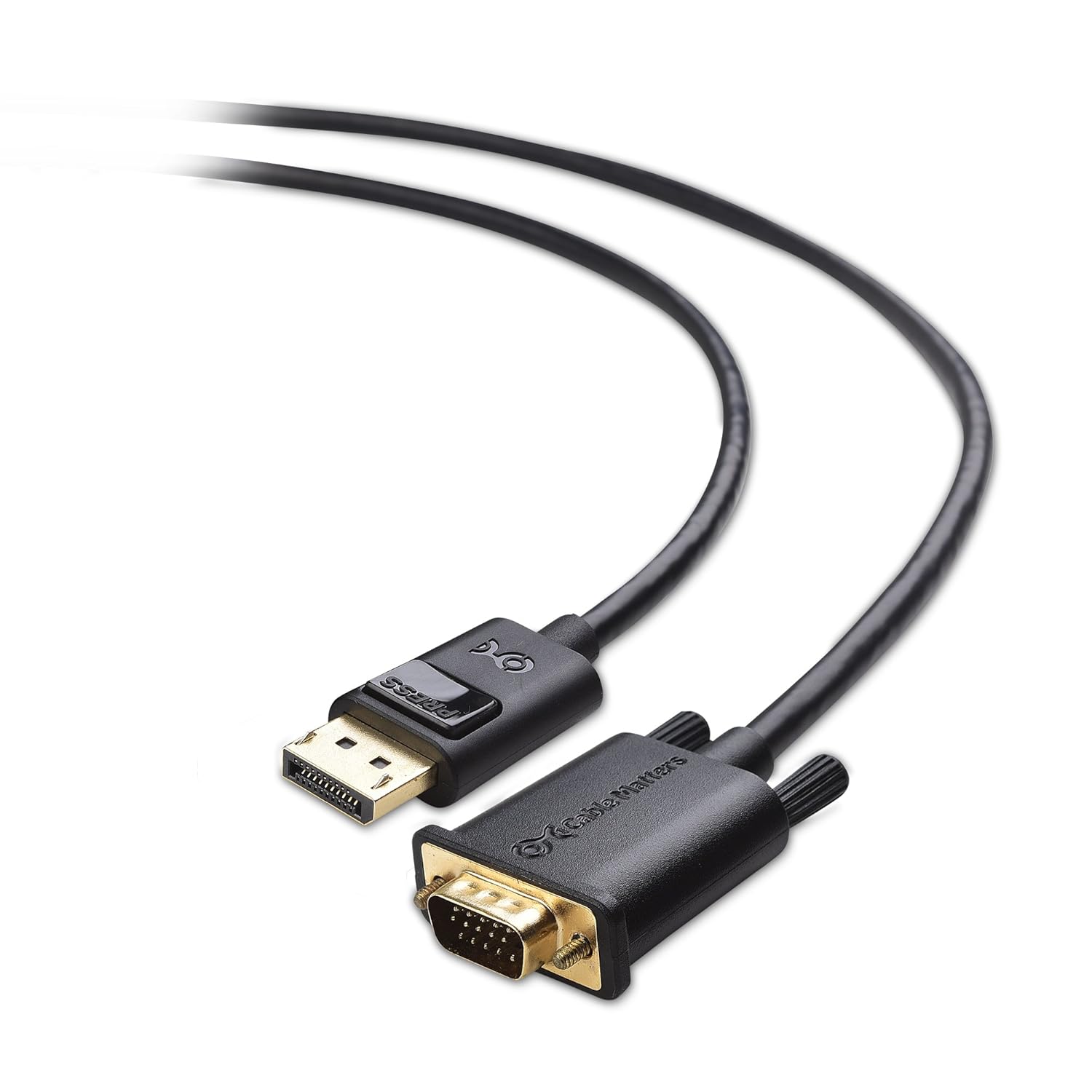 Amazon.com: Cable Matters DisplayPort to VGA Cable (DP to VGA Cable) 10 ...