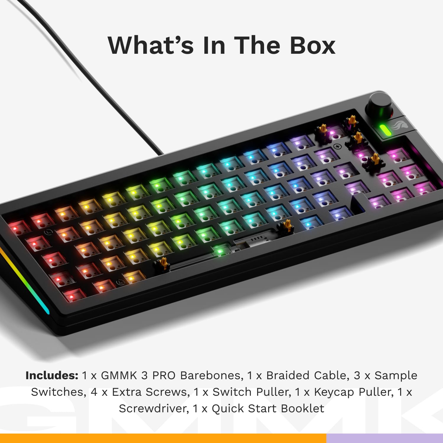 Mua Glorious Gaming - GMMK 3 Barebones Custom Gaming Keyboard Kit with ...