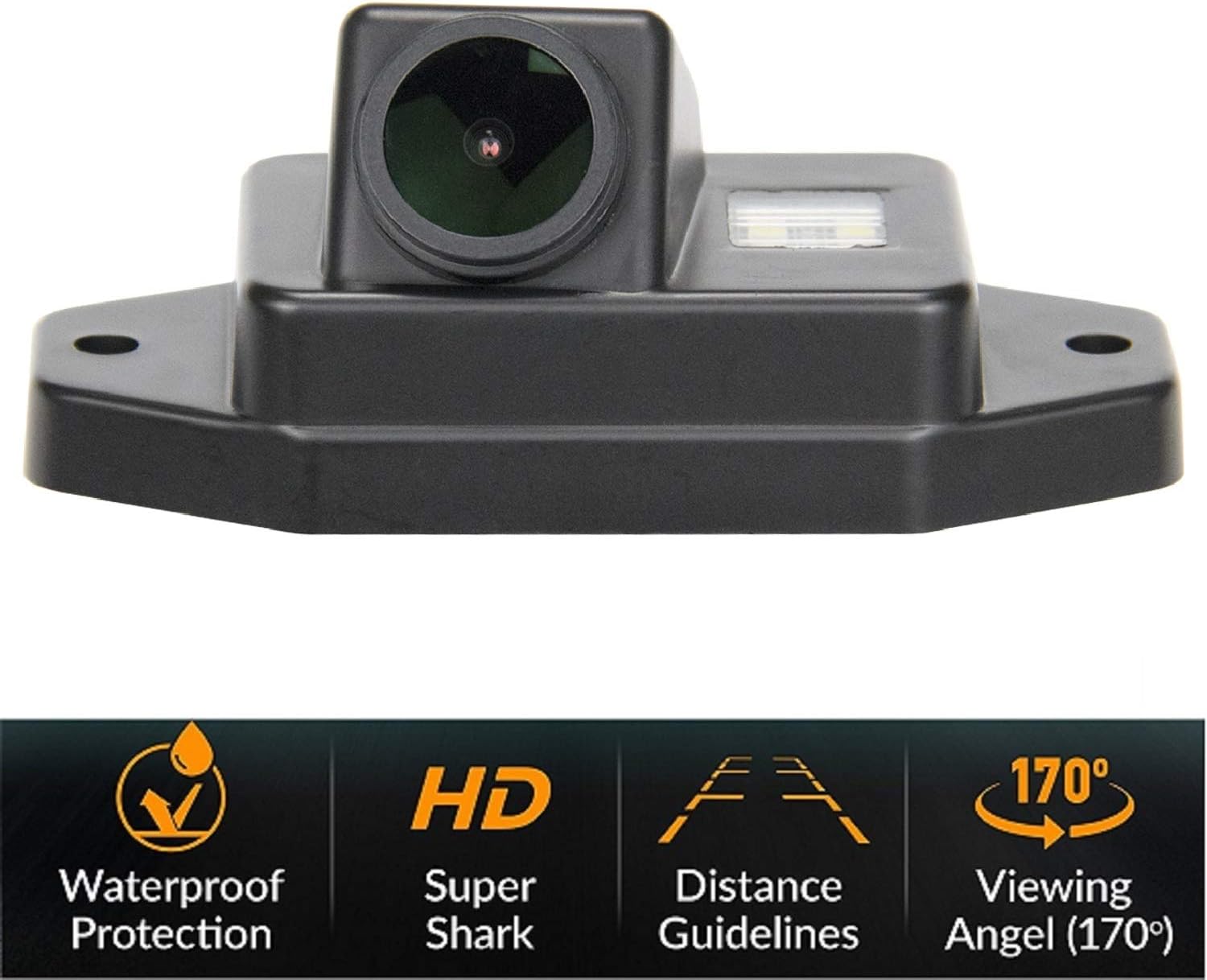 Upgraded Reversing Camera 1280x720p Camera Integrated in Number Plate ...