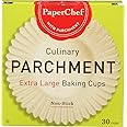 Amazon.com: PaperChef Natural Release Coated Parchment Baking Cups (30 ...