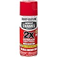 Amazon.com: Rust-Oleum 271920 Acrylic Enamel 2X Spray Paint, 12 oz ...