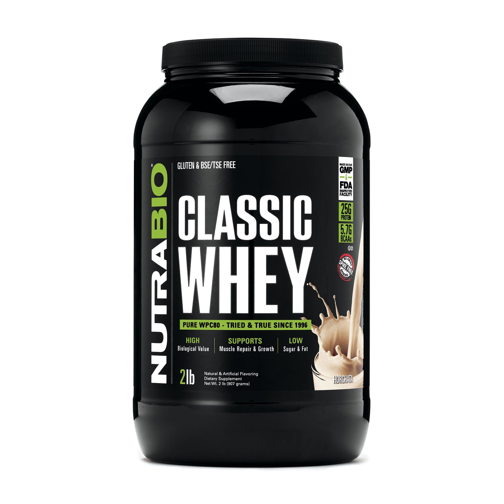 Amazon.com: NutraBio Classic Whey Protein - 2 Pounds (Creamy Vanilla ...