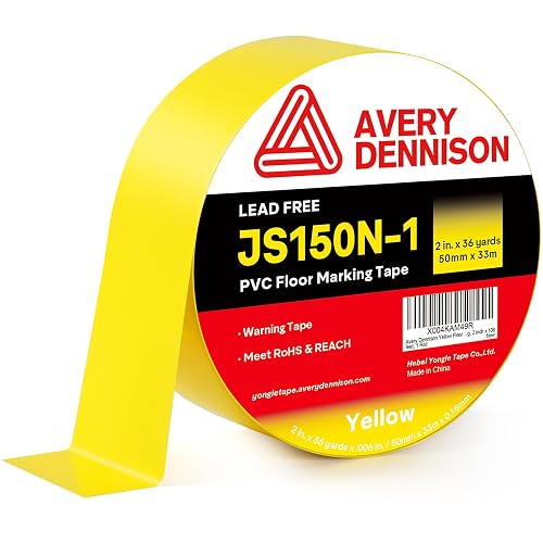 Floor Marking Tape,2 in x 108 FT Strong Adhesive Caution Tape,High ...