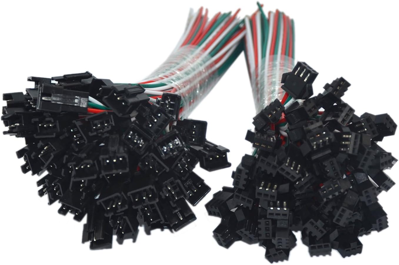 MENGCORE® 20Pair / 20sets 3 pin JST SM Male Female plug LED Connector ...