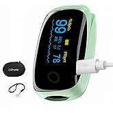 Amazon.com: Rechargeable Pulse Oximeter Fingertip Oxygen Monitor ...