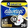 Always Noites Tranquilas Suave, Absorvente Tamanho XG, 26 Unidades ...