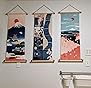Amazon.com: Tenugui Tapestry Wooden Wall Hanger Made in Japan (Natural ...