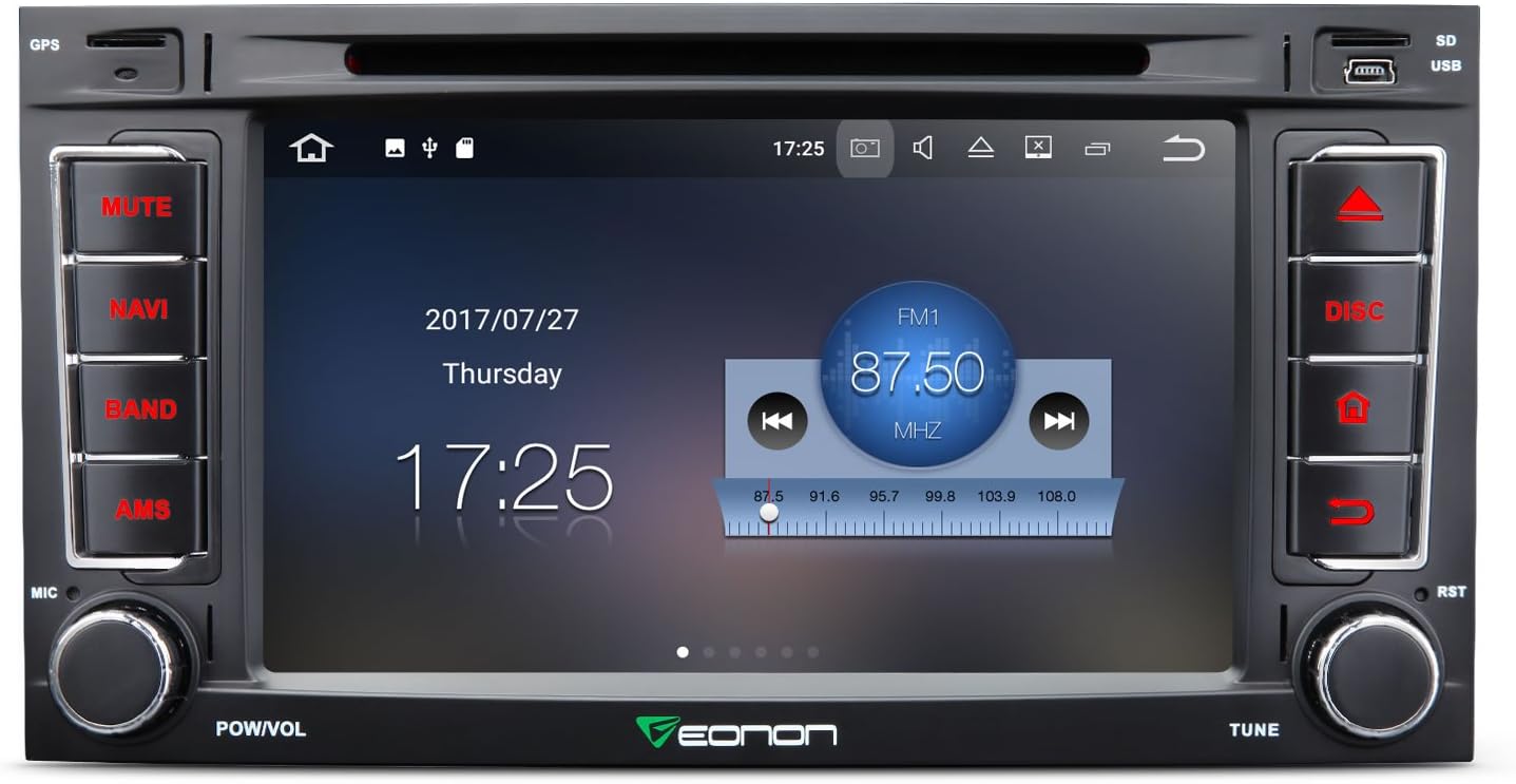 Eonon Android 7.1 7" DVD GPS FM RDS Head-unit fit VW Volkswagen T5 ...