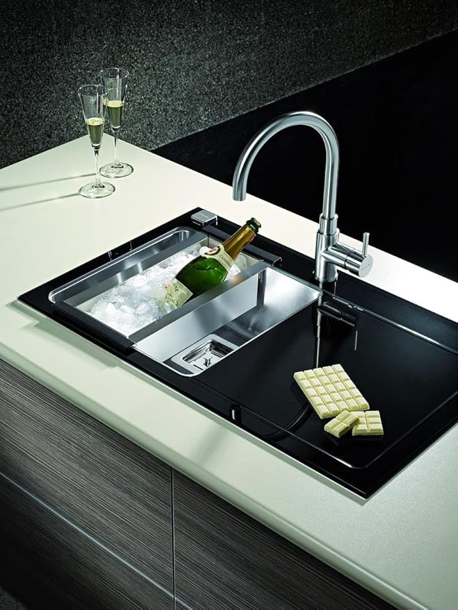 Pyramis 109504630 CRYSTALON (100X52) 1 1/2B1D S RH Einbauspüle ...