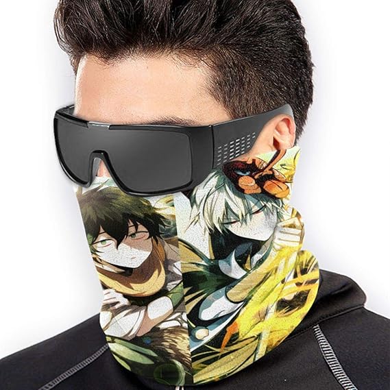 Amazon.com: Comics My Hero Academia Bandanas, Face Mask Face Scarf Neck ...
