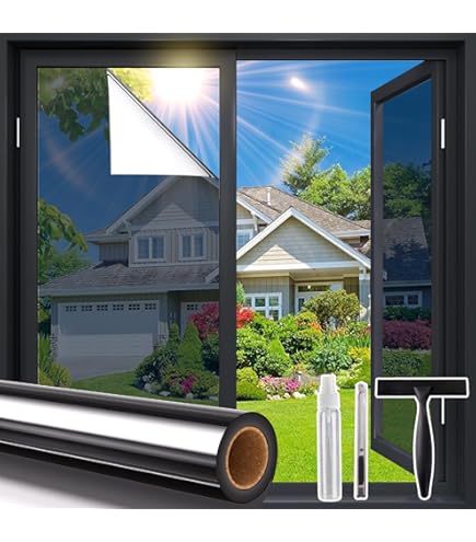 One Way Mirror Film With Nighttime Vision 5 Window Film