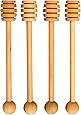 Amazon.com: Olive Wood Honey Dipper Sticks – 6,5 Inch Wooden Syrup ...