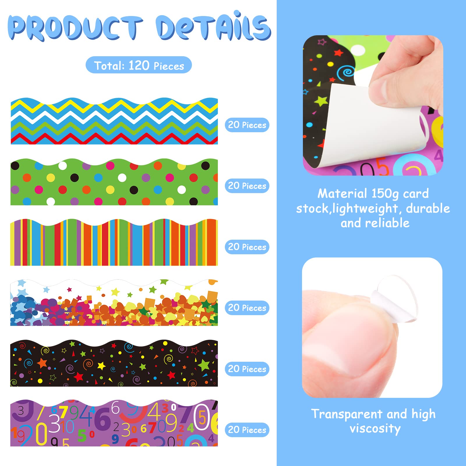 Mua Containlol Classroom Borders for Bulletin Board, 118 Ft Geometric ...