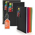 Amazon.com : Spiral Notebook, 5x7 Inch Notebooks - Wirebound College ...