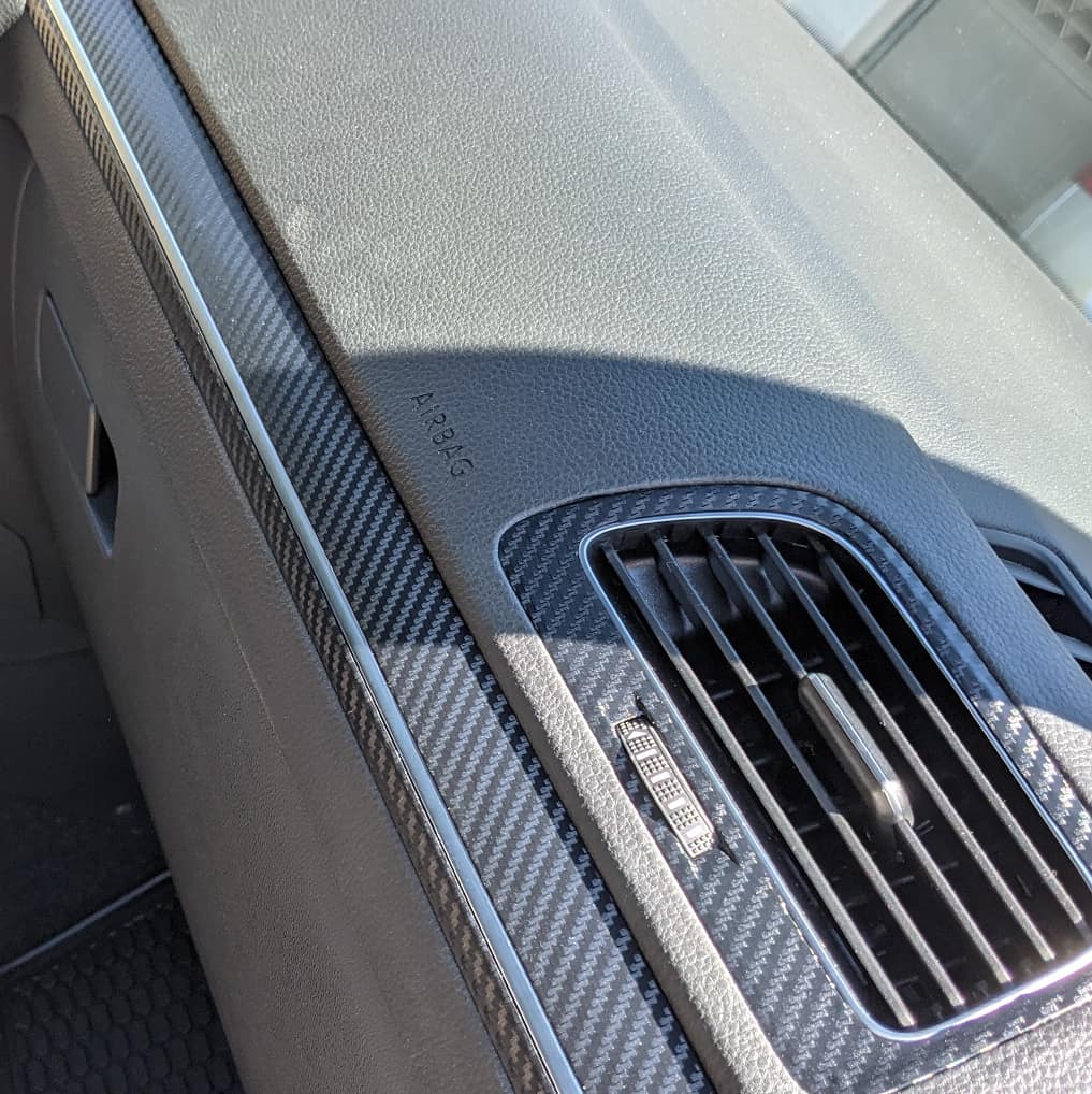 $5/mo - Finance DIYAH 3D Black Carbon Fiber Film Twill Weave Vinyl ...