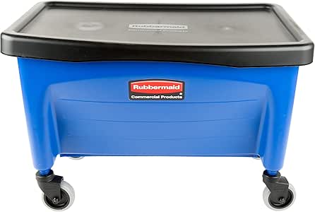 Rubbermaid Commercial Finish Mop Bucket with Wringer, 28-Quart, Blue ...