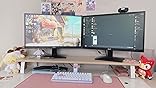 VIVO 39 inch Extra Long Monitor Riser, Wood and Steel Desktop Stand ...