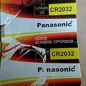Panasonic CR2032 3V Coin Cell Batteries - Pack of 2: Amazon.in: Electronics
