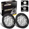 Amazon.com: Partsam 2PCS 4" Waterproof Backup Reverse Light Flange ...