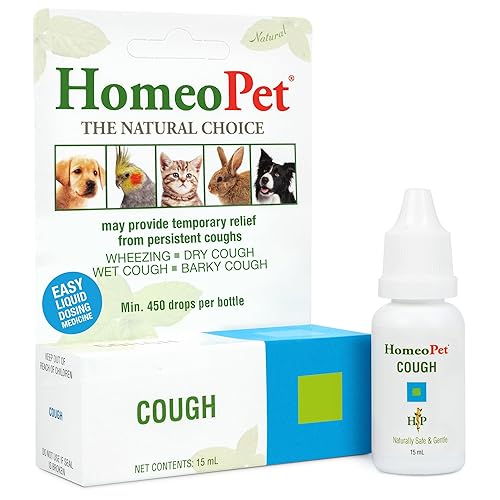 HomeoPet Cough, Safe and Natural Cough Supplement for Dogs, Cats, and ...