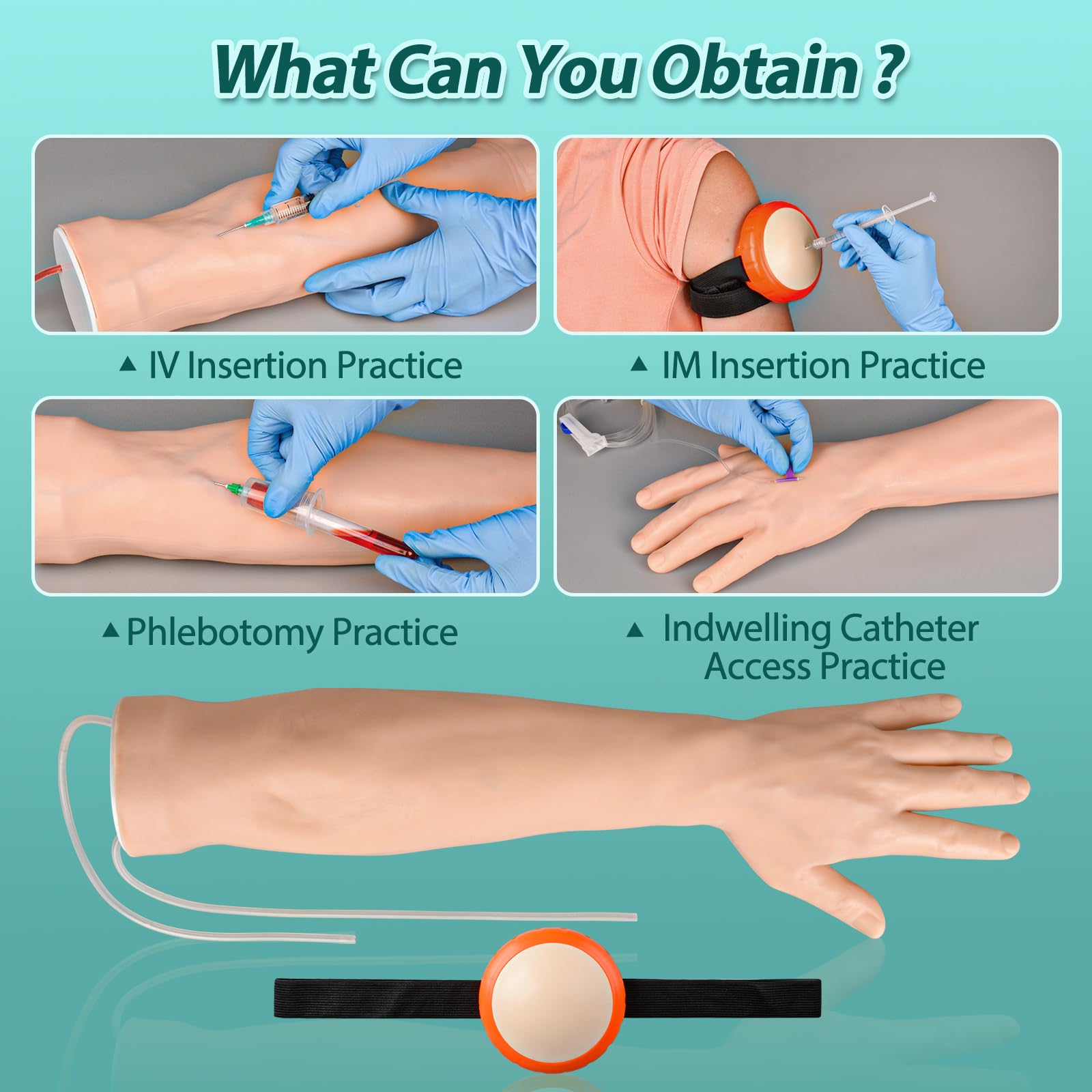 Mua MedEduQuest Intravenous Practice Arm Kit for Nursing Student ...